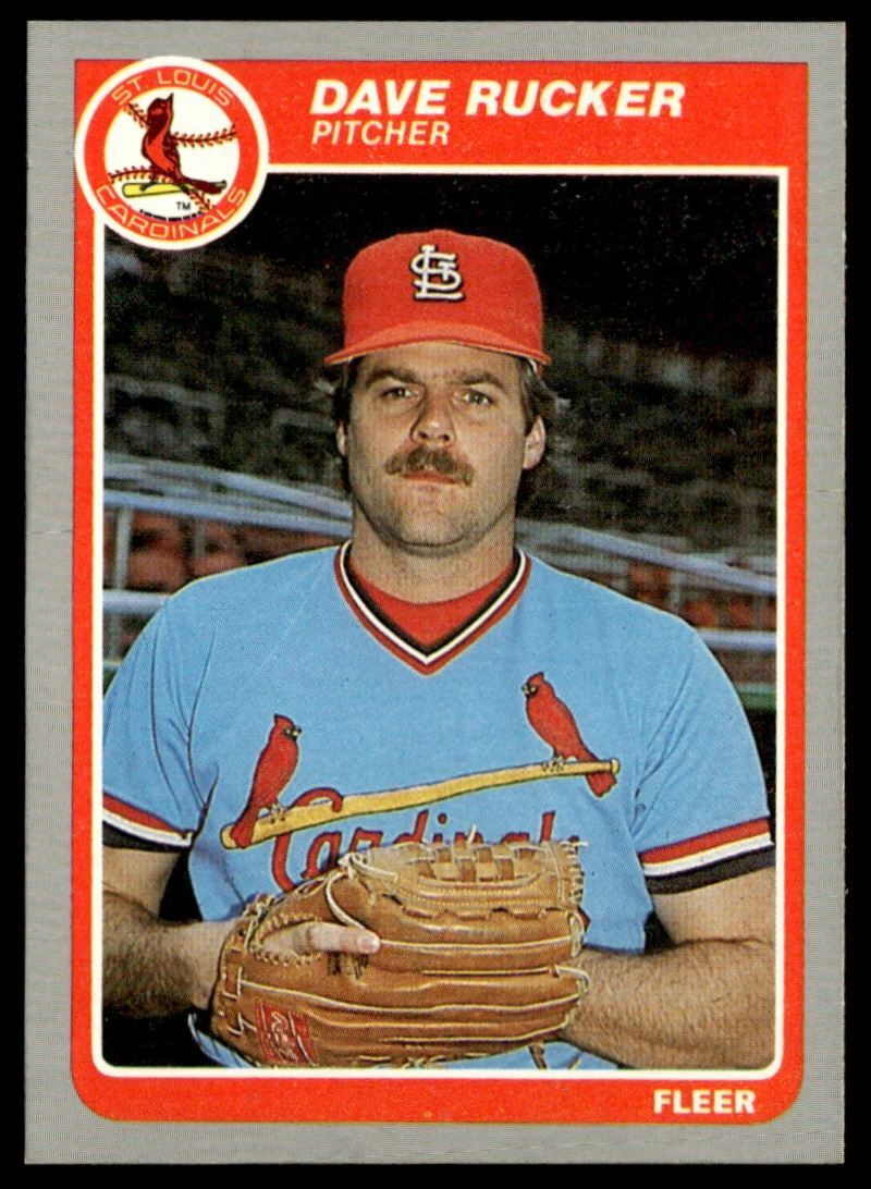 1985 Fleer #238 Dave Rucker St. Louis Cardinals | eBay