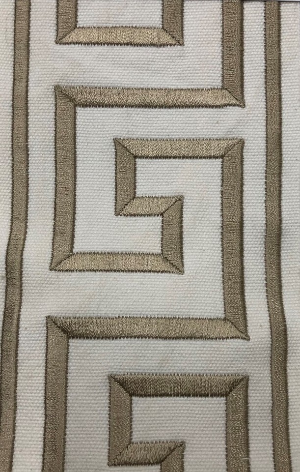 Greek Key 4" Embroidered tape trim | eBay