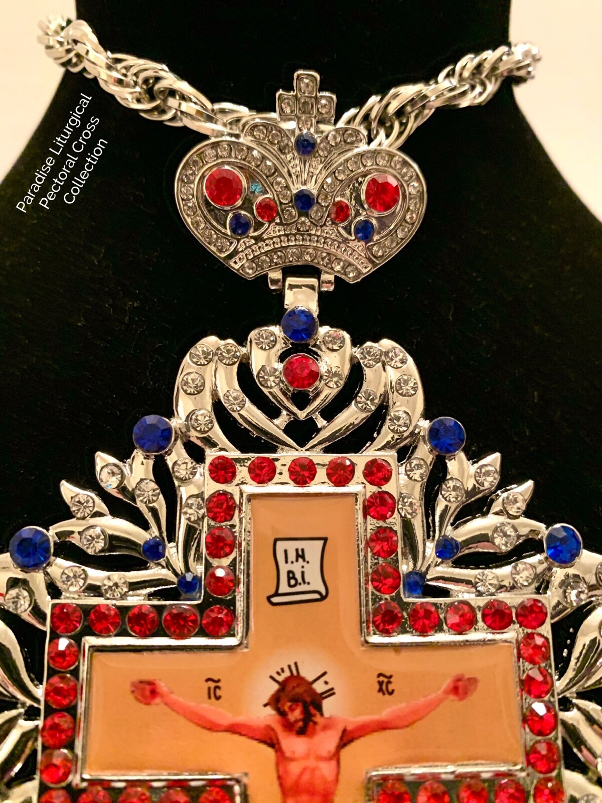 Orthodox Pectoral Cross Crucifix Holy Ordination Silver Jewels Icon ...