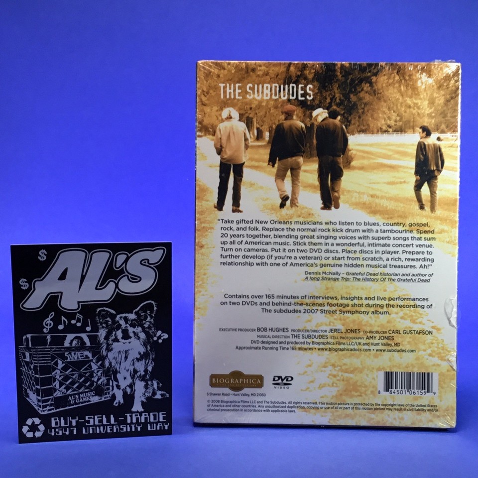 The Subdudes: Live at the Rams Head / Unplugged at Pleasant Plains DVD ...