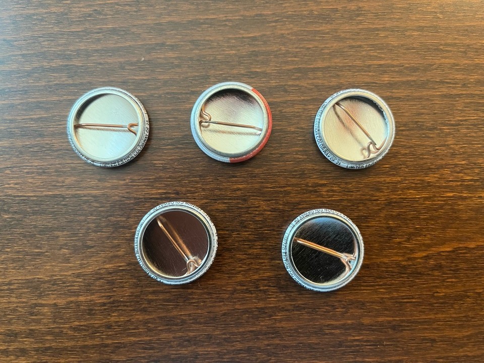 Pearl Jam Europe Tour 2014 Buttons (5) Trieste Milan Gdynia Amsterdam ...