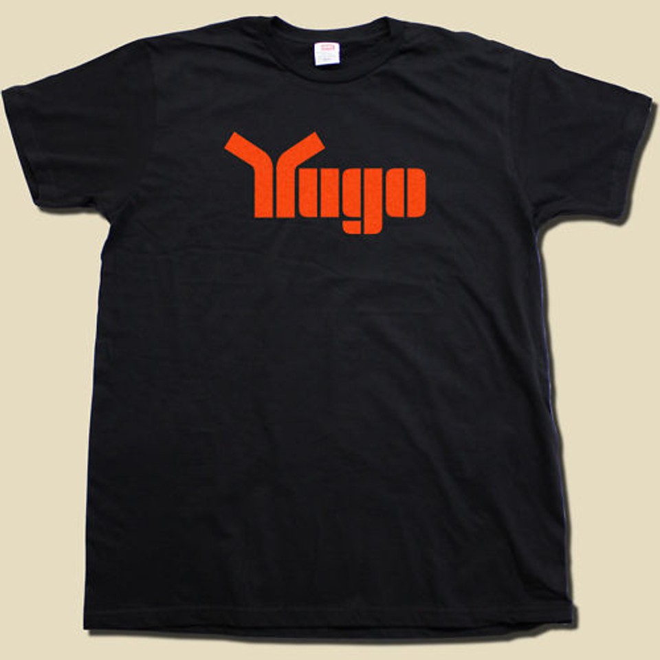 Cool & Retro 1980’s “YUGO” CAR Logo T-Shirt • Super-Soft Cotton Classic ...
