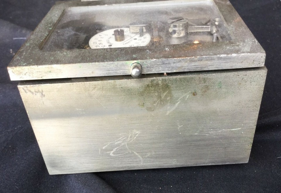 Vintage Diebold 2 Movement Time Lock w/ Combo Lock & Mounting Hardware ...