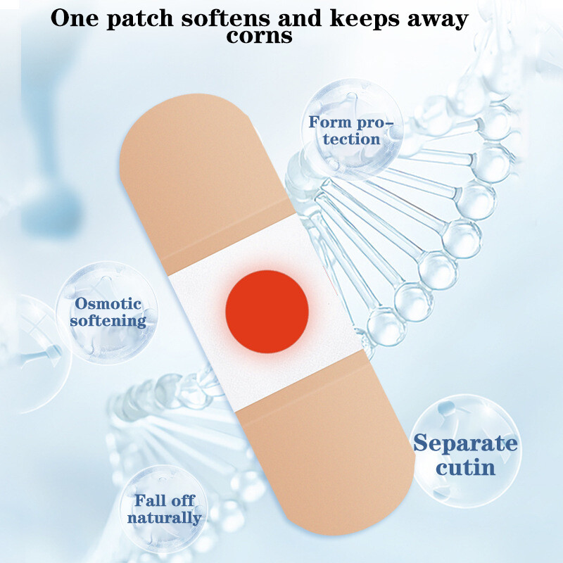 6PCS Foot Corn Remover Plaster Feet Callus Removal Detox Patch Health ...