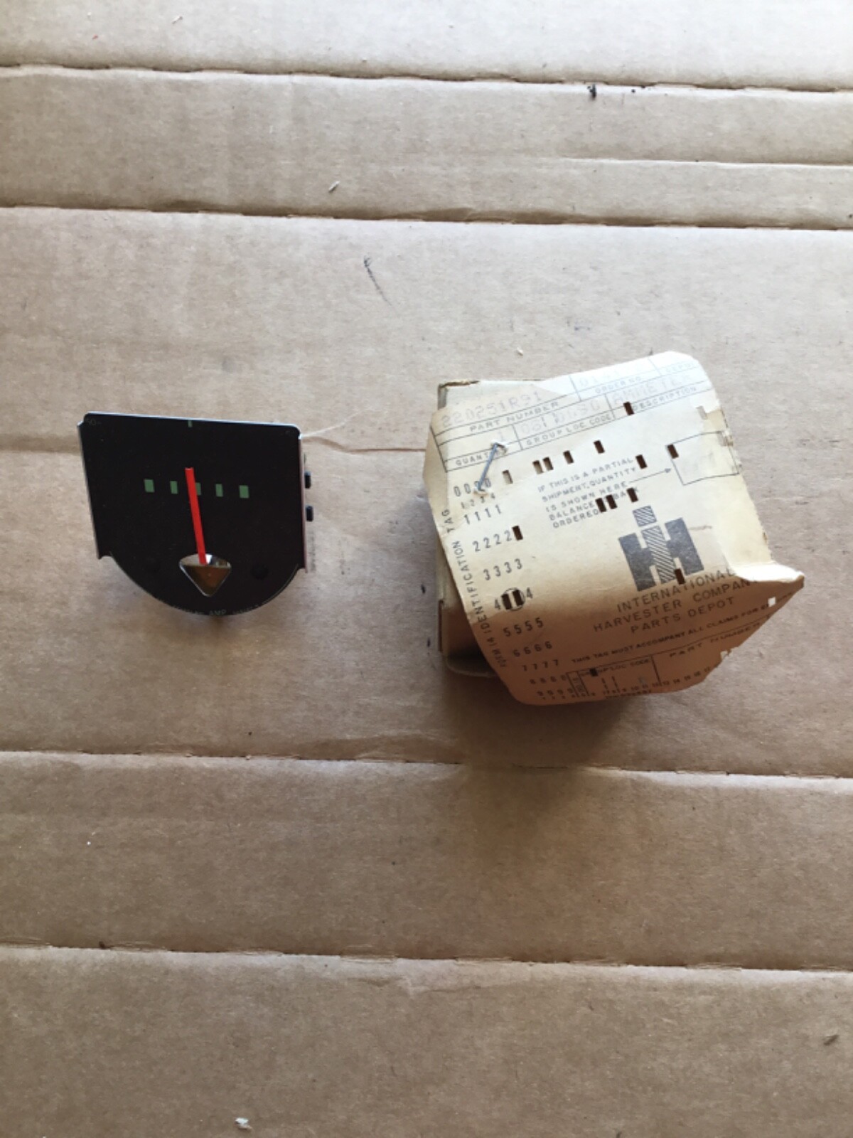 VINTAGE IH INTERNATIONAL AMMETER FOR INTERNATIONAL TRUCKS | eBay