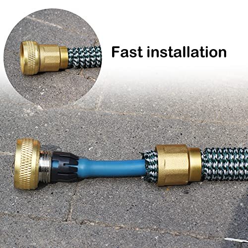 Garden telescopic hose end adapter with shut off ValveGarden ...