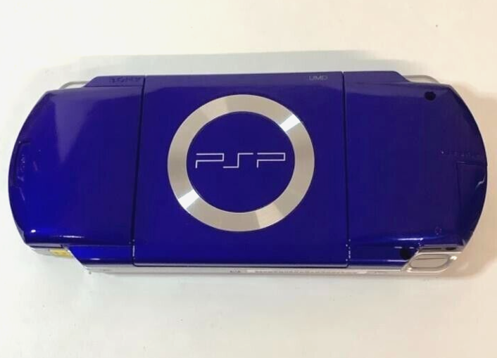 Sony PSP 1000 METALLIC BLUE Handheld JP Region Free Playstation Console ...