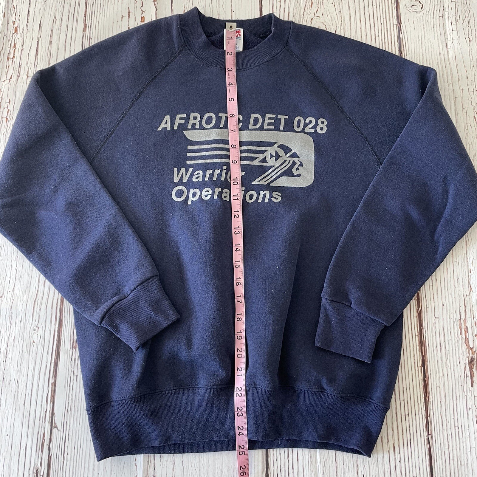 Vintage AFROTC Det 028 Warrior Operations Pullover Crewneck Sweatshirt ...