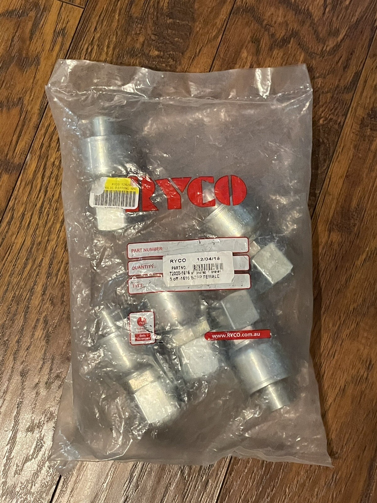Lot of 5 Ryco Hydraulics T2020-1616 COUPLING -1616 BSPP FEMALE | eBay