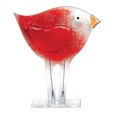 Nobile Glassware Red Rosso Glass Bird Ornament - 15cm 1551-16 | eBay UK