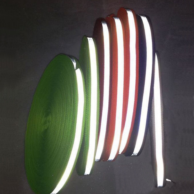 5-50 yards 20MM Reflective Tape Strip Sew-On Fabric Trim Safty Vest ...