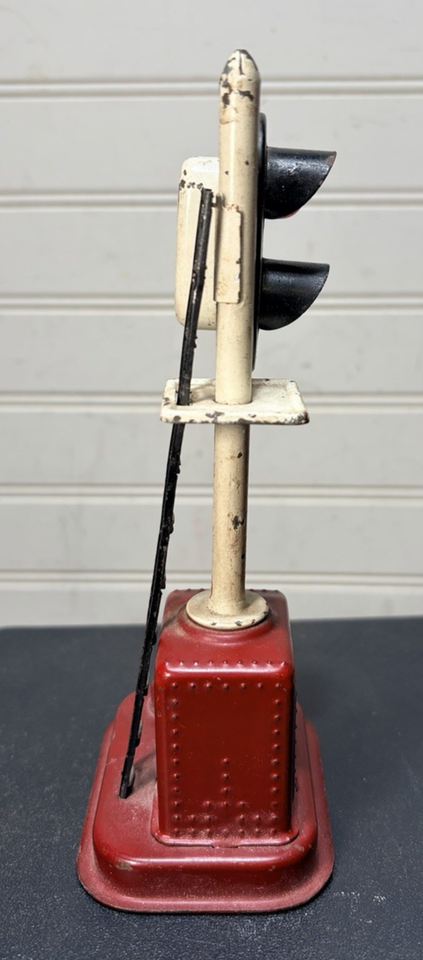 Vintage Toy train Railroad Crossing Signal Sign Stop Japan | eBay
