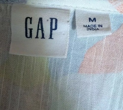 GAP Candy Floral Print Tiered Midi Dress Size Medium EUC N93 Tie | eBay