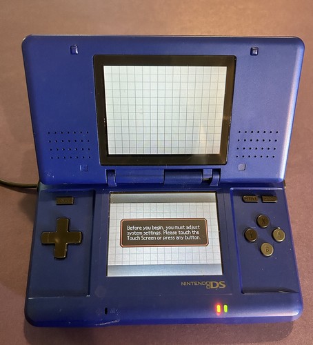 Nintendo DS Original Blue Handheld System NTR-001 - Tested - Read ...