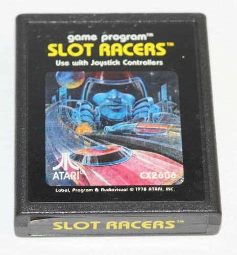 Slot Racers (Atari 2600, 1978) CX2606 Vintage Video Game Cartridge ...