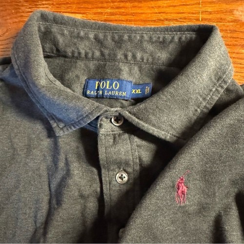 Polo Ralph Lauren men's size XXL, gray with button cuffs | eBay