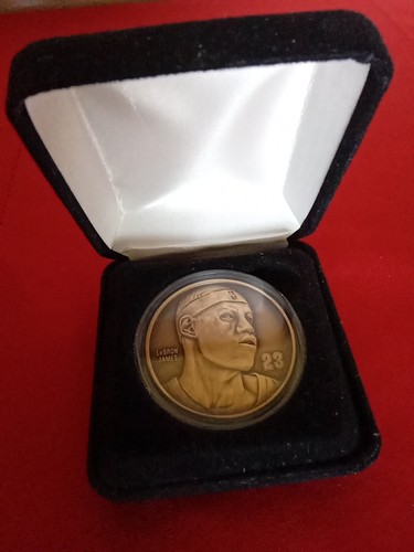 LeBron James 23 Cavaliers 2003 NBA Limited Edition Bronze Coin Mint | eBay