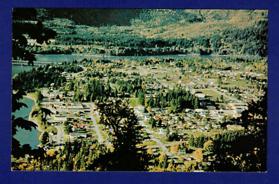 VINTAGE POSTCARD PANORAMIC VIEW HOPE FROM MT. HOPE BC CANADA 1964 | eBay