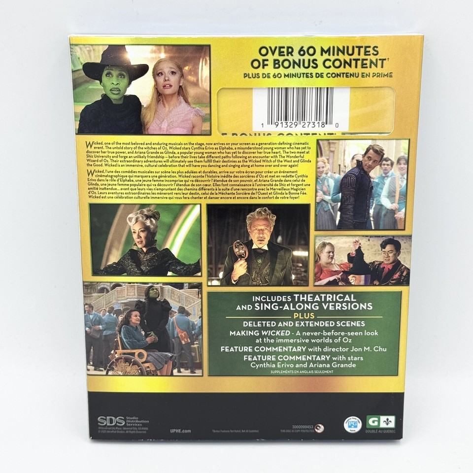 Wicked - Blu-ray + Slipcover - 2 Versions - Bilingual - Region A - BOX ...