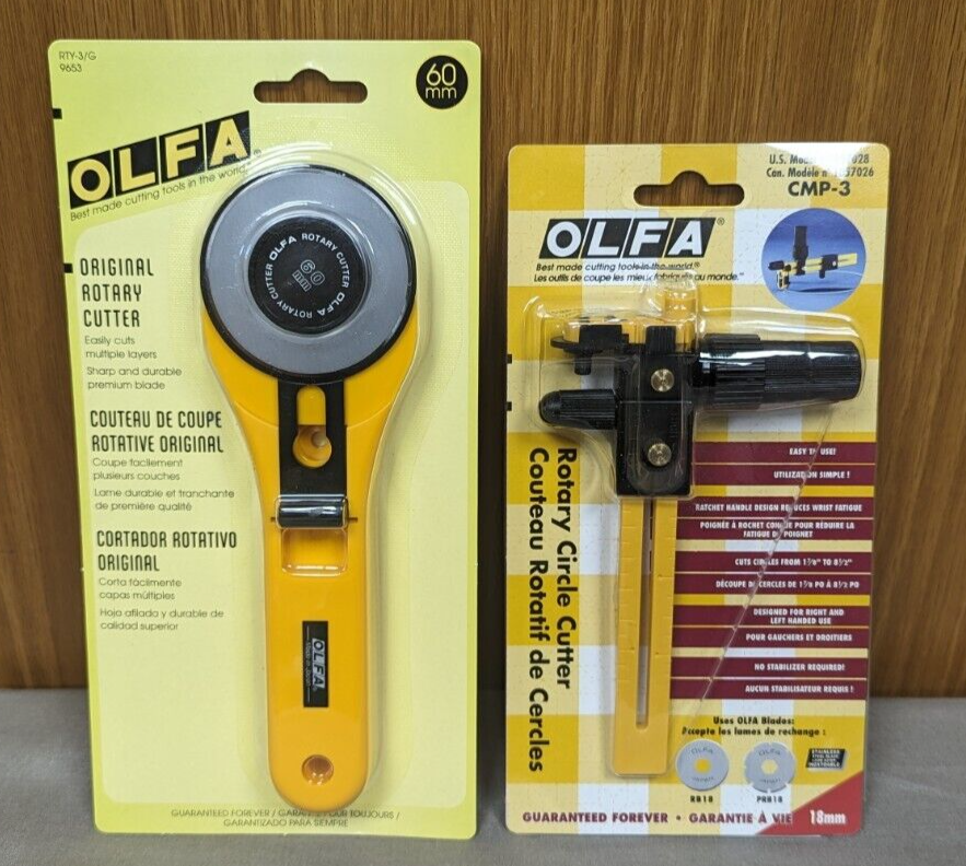 Olfa Rotary Cutter and Rotary Circle Cutter - New | eBay