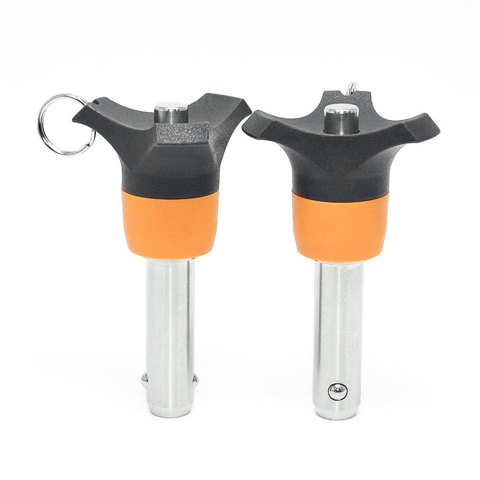 Quick Release Fasten Pins/Self-Locking Ball Pins Detent Pin W/ Button ...