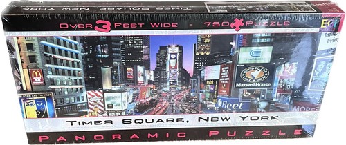 Times Square New York City Jigsaw Puzzle Panoramic 750 Piece Buffalo ...