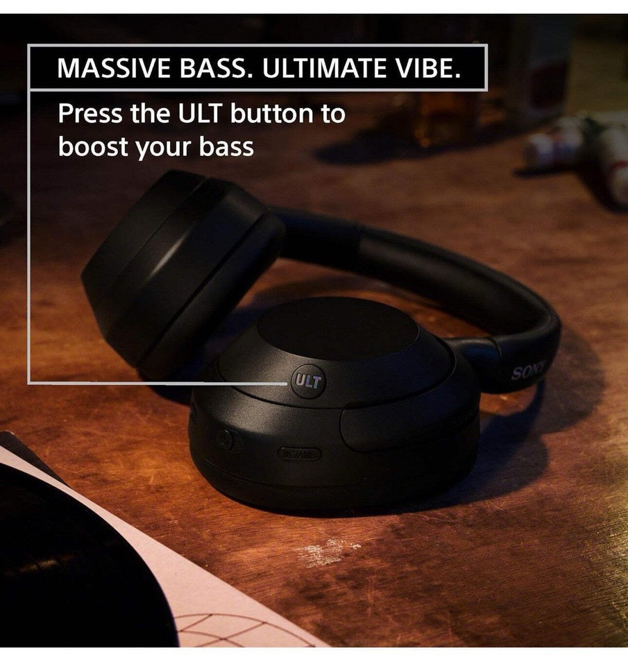 SONY Bluetooth Over-Ear Noise Cancelling, Headset w/ Built-in Alexa ...