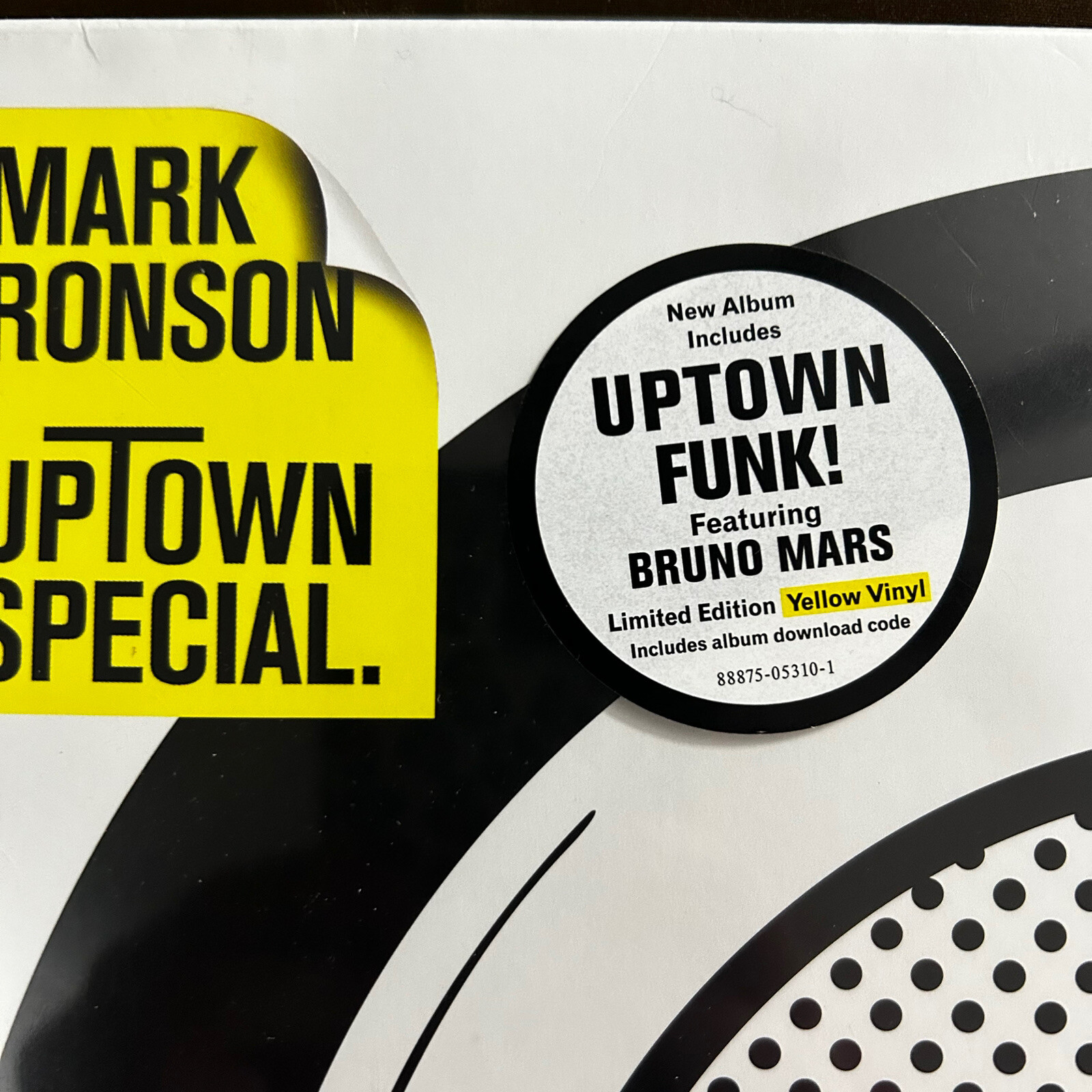 Mark Ronson - Uptown Special - Yellow Vinyl LP NEW Sealed Bruno Mars ...