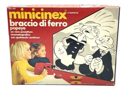 Kenner 1969 Easy-Show Movie Projector POPEYE bundle Set New Old Stock#Q ...