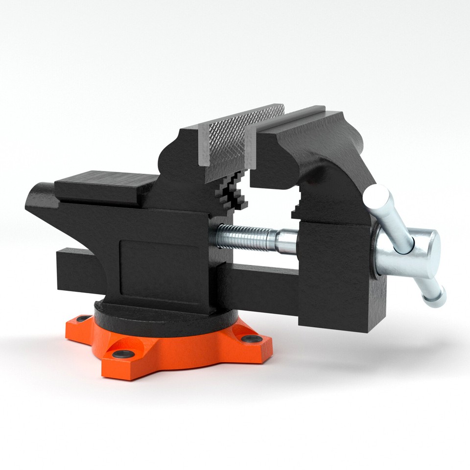 VEVOR 4.5" Engineer Vice w/ Anvil and Swivel Base Workshop Heavy Duty ...