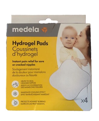 NEW in box Medela Tender Care Hydrogel Pads Soothing Gel Pads, 4 pack ...