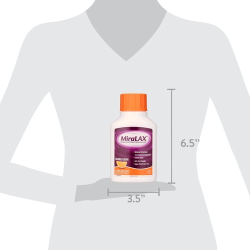 Orange Flavored Powder for Gentle Constipation Relief, Stool Softener ...