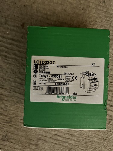 Schneider Electric TeSys Contactor, 120 VCA [LC1D32G7] | eBay