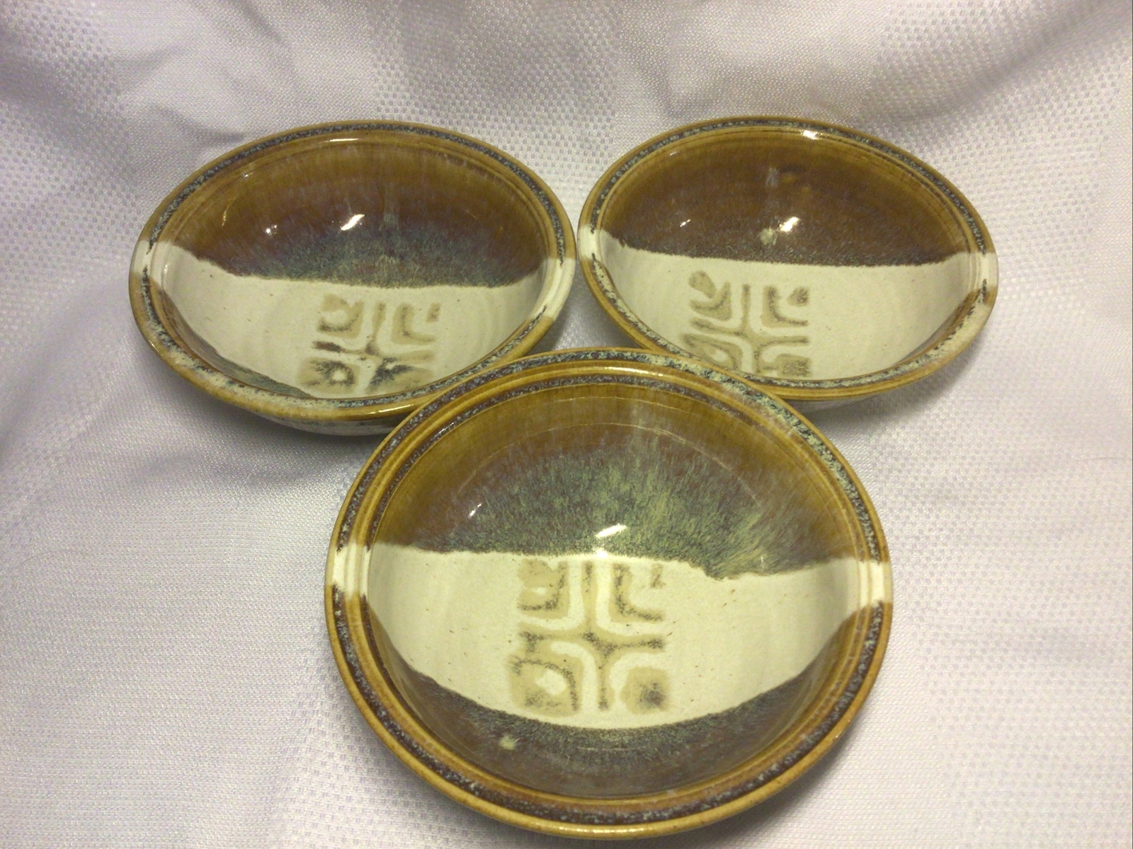 3 Early Signed BEV FREEBURG AMERICAN STUDIO ART POTTERY Bowls | eBay