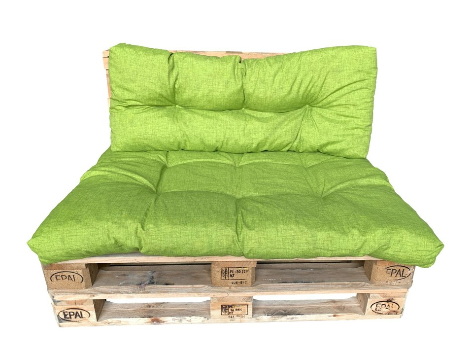 Garden Patio Pallet Furniture Cushion Seating & Backrest Set Reversible ...