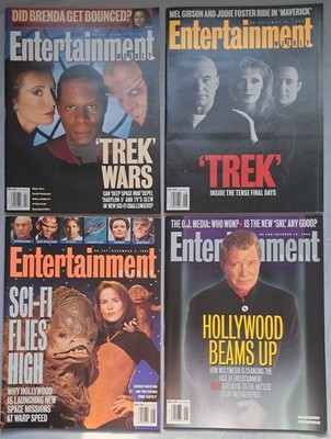 Entertainment Weekly Star Trek Lot (4) 1994–1995 Very Good Condition | eBay