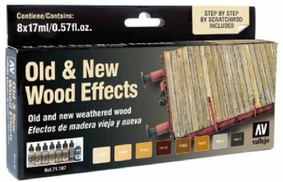 17ml Bottle Old & New Wood Effects Model Air Paint Set (8 Colors) | eBay