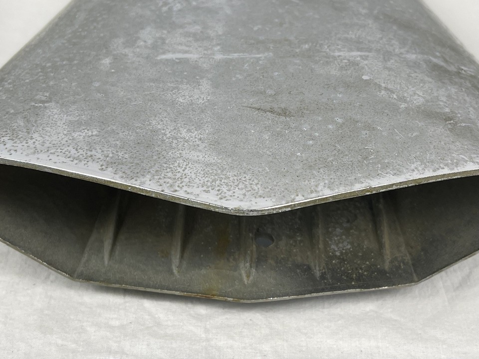 CAL CUSTOM CARBURETOR SCOOPS CHROME 2X4 BARREL PART NO. 40-44 HOT ROD ...