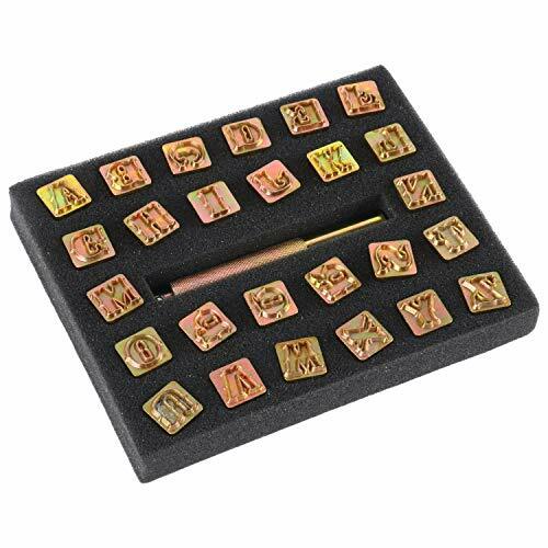 27pcs 1/2" Capital Letters Stamp Set Alphabet Letter Leather Stamps ...