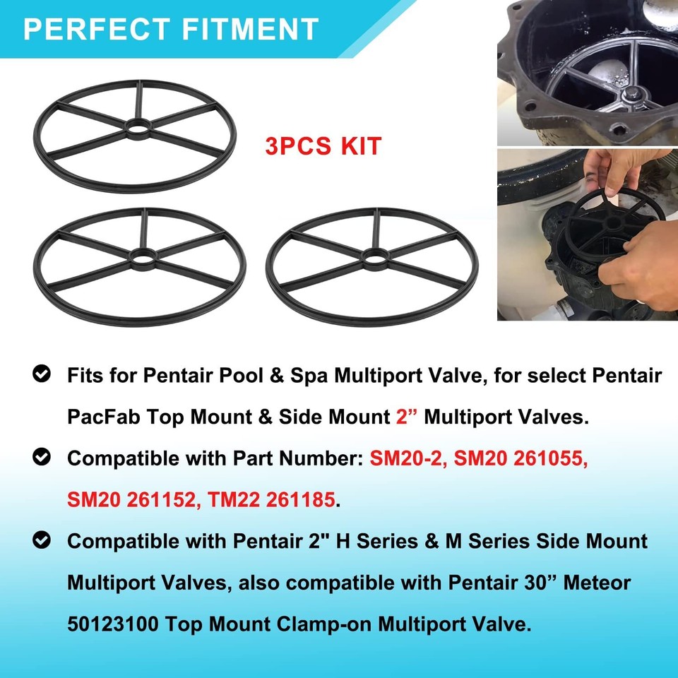 271148 271148z G-417 2" Diverter Spider Gasket for Pentair Pool ...