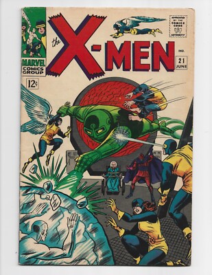 X-MEN #21 Marvel Silver 1966 - 1st app Dominus - Werner Roth cover - CC ...
