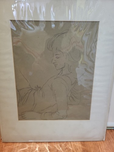 Original Hand Drawn Pencil Sketch Signed 12x15 Baltimore artist Dwight ...