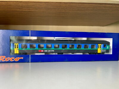 Roco 44496 Swiss 2nd class passenger coach SBB CFF FFS (#608-3) | eBay