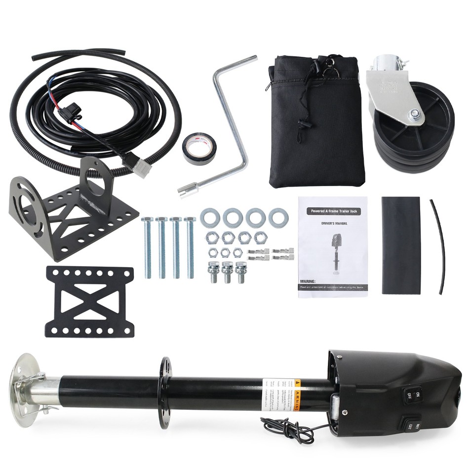 12v Electric Trailer Jack for Caravan and Trailers Elec Trailer Jack w ...