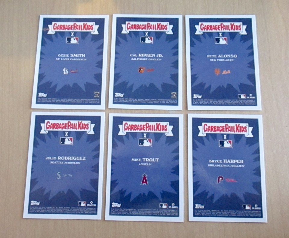 2023 Topps Garbage GPK Series 3 MLB C Variant 24-card lot -1 from set ...