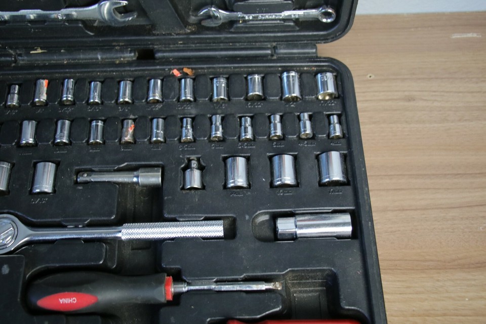 Durabuilt 88pc Mechanics All in one Tool Kit Sockets 3/8" ratchet ...