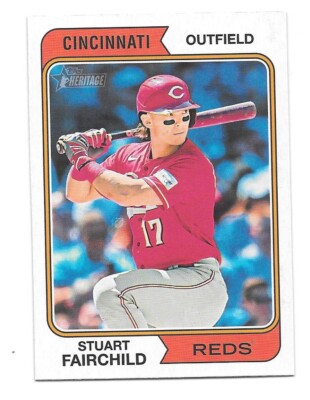 2023 Heritage High Number STUART FAIRCHILD Short Print -CINCINNATI REDS ...