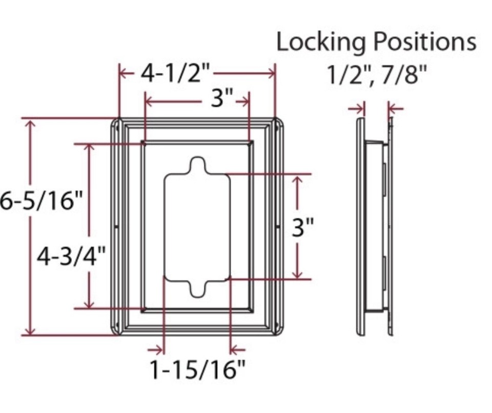 6” Mini Mount Pre-Drilled Outlet Sandstone Beige 021 J-Block Vinyl ...