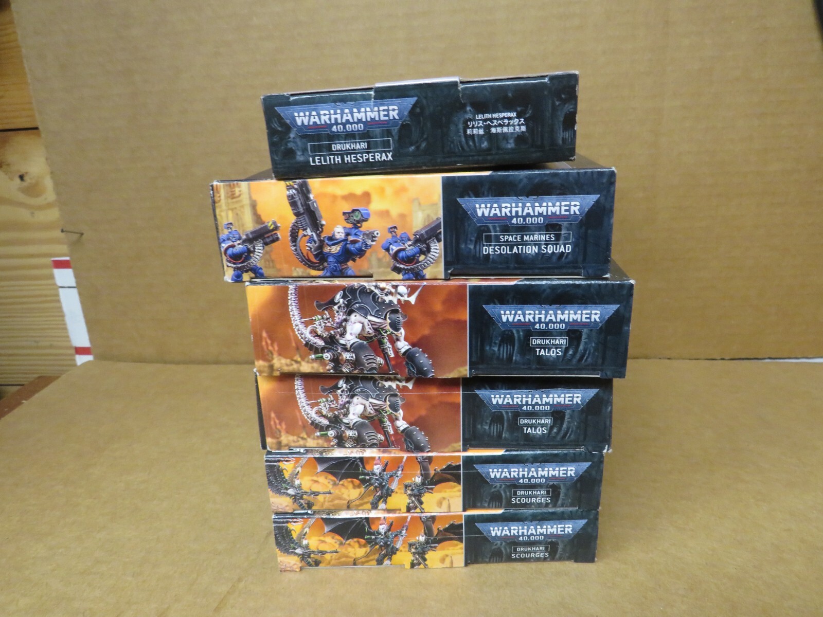 40K Warhammer Empty Boxes & Instructions Only Scourges, Talos ...