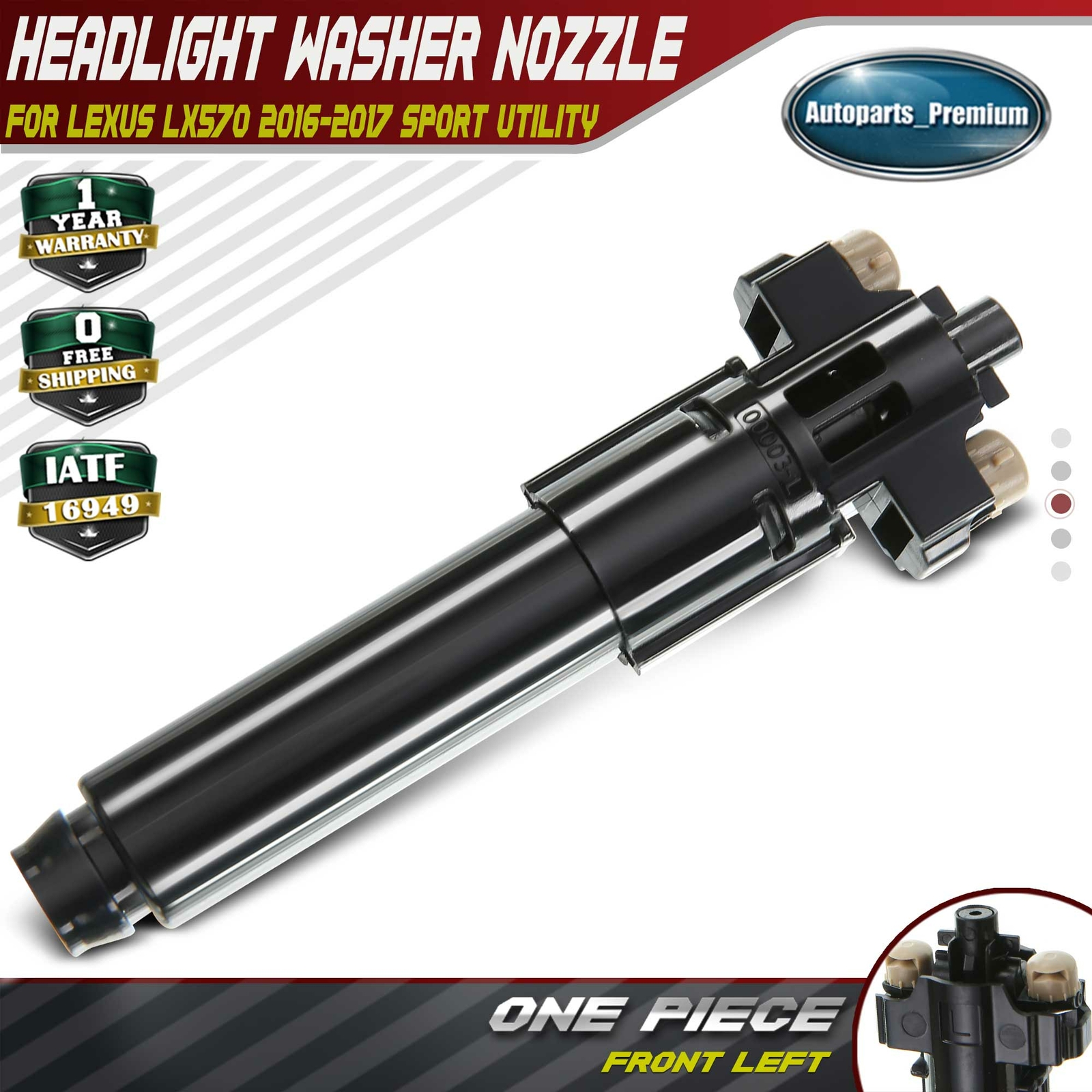 Headlight Washer Nozzle for Lexus LX570 16-17 Sport Utility Front LH ...